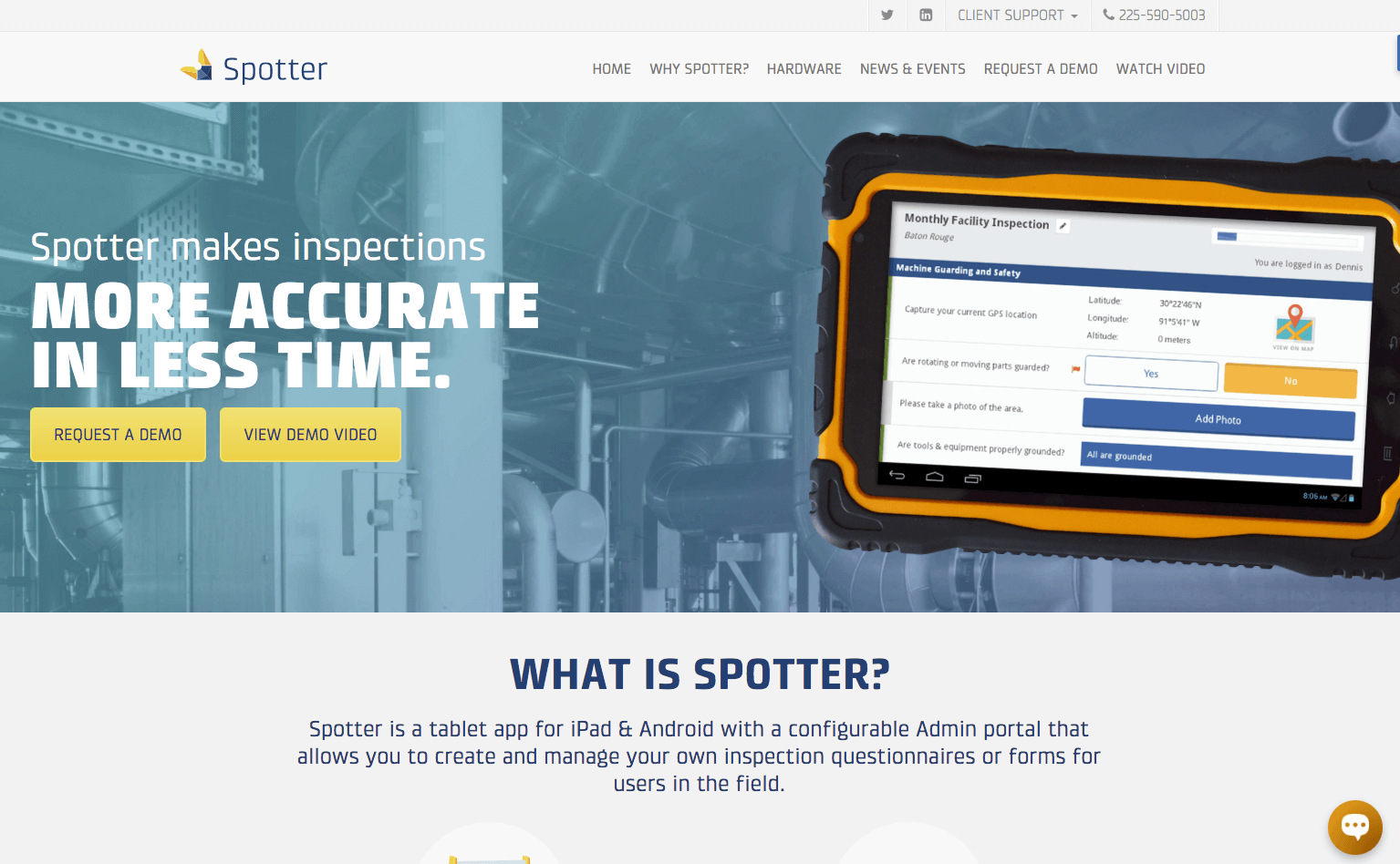 Mobile Inspection App for iOS and Android | Spotter Inspection App